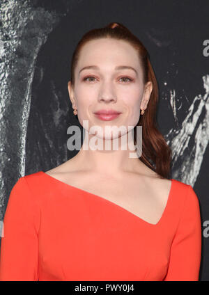 Rhian Rees attends the Universal Pictures' 'Halloween' premiere at TCL ...