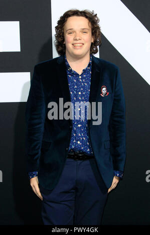 Drew Scheid attending the Halloween Premiere in Los Angeles Stock Photo ...