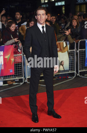 Chris Fulton attends the 'Outlaw King' premiere at the BFI London Film ...