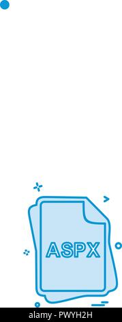 ASPX file type icon design vector Stock Vector Image & Art - Alamy