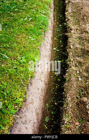 side view of grass and terrain below Stock Photo - Alamy