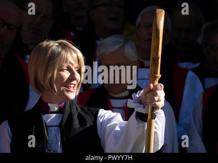The Venerable Beverley Anne Mason following her consecration as the ...