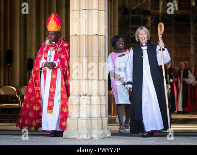The Venerable Beverley Anne Mason following her consecration as the ...