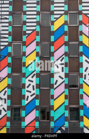 Splice post-production company offices, with facade by Camille Walala ...