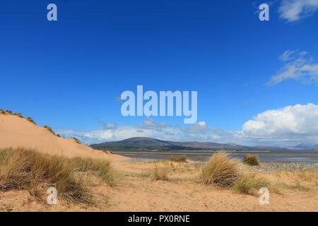 UK Roanhead. View towards Black Combe from Sandscale Haws Nature ...