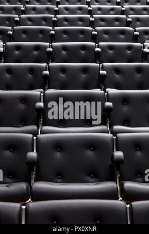Rows of seating in the restored Purcell Room at the Queen Elizabeth ...