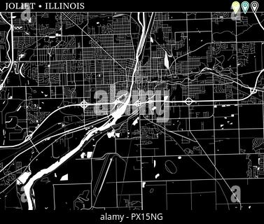 Downtown Joliet, Illinois, USA Stock Photo: 36683352 - Alamy