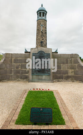 The Crich memorial erected in 1923, to visit at Crich, Derbyshire UK ...