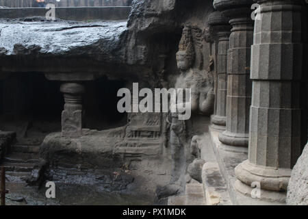 The wonder of Kailasa of Ellora caves, the rock-cut monolithic temple ...