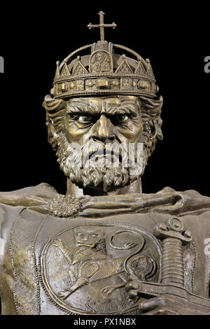 Statue of Emperor Samuel of Bulgaria (reign 997-1014) in Sofia ...