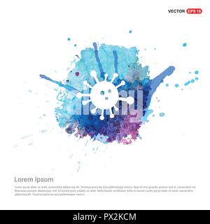 Project connection icon - Watercolor Background Stock Vector Image ...