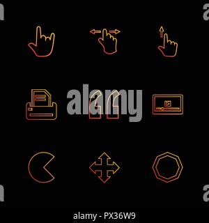 commas , dot , slash , hands , pointer , arrows , directions , signs , ui , user interface ...