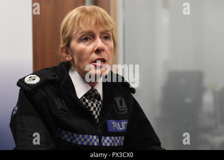 Assistant Chief Constable Jackie Sebire of Bedfordshire Police (right ...
