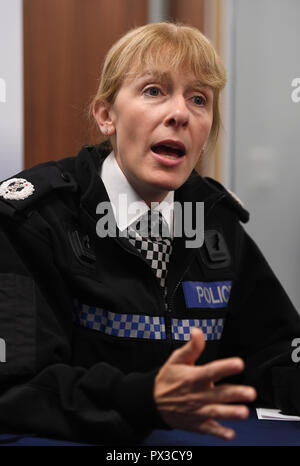 Assistant Chief Constable Jackie Sebire of Bedfordshire Police (right ...