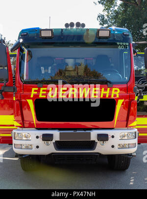 German Fire Truck Stock Photo - Alamy