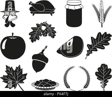 food apple acorn and jam Stock Vector Image & Art - Alamy