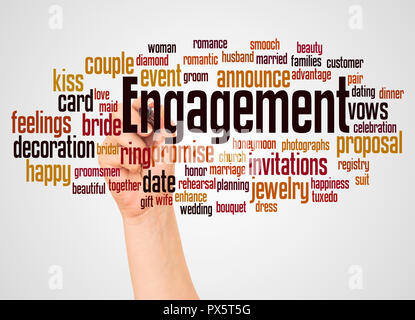 Engagement word cloud Stock Photo: 100756034 - Alamy