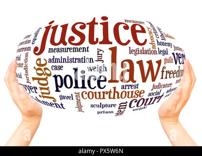 Justice word cloud Stock Photo: 161418926 - Alamy