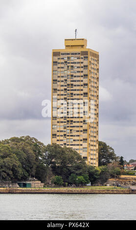 Blues Point Tower designed by Harry Seidler and completed in 1961. It ...