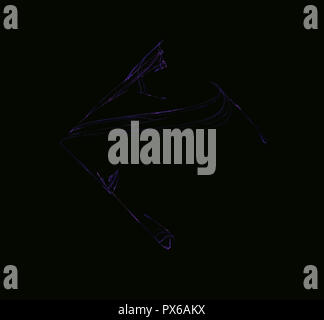 Purple fractal circle sphere. Fantasy fractal texture. Digital art. 3D ...