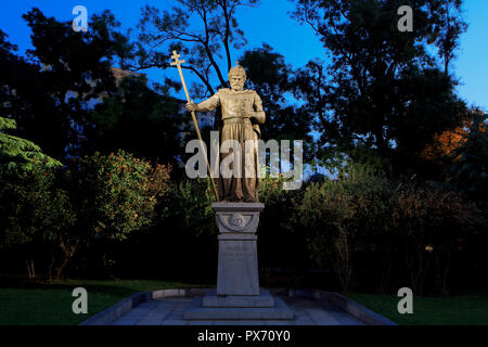 Statue of Emperor Samuel of Bulgaria (reign 997-1014) in Sofia ...