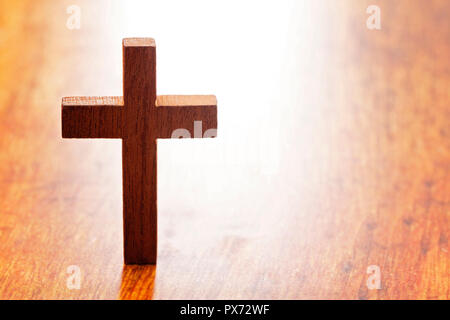 The Cross of Christ Illuminated from the Back Stock Photo - Alamy