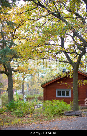 Skåne Farmstead, Skansen, Stockholm (Sweden Stock Photo - Alamy