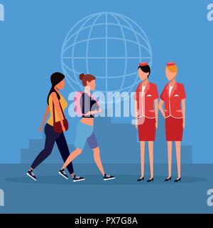 Aviation workers cartoons Stock Vector Image & Art - Alamy