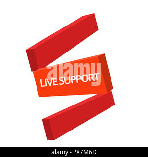 Handwriting text writing Live Support. Concept meaning Web service that ...