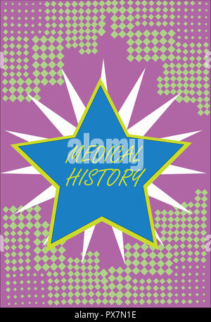 Writing note showing Medical History. Business photo showcasing the ...