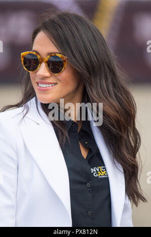 Meghan Markle, Duchess of Sussex at Jaguar Land Rover Driving Challange ...