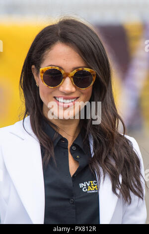 Meghan Markle, Duchess of Sussex at Jaguar Land Rover Driving Challange ...