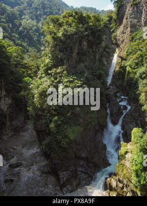 Pailon Del Diablo, Devils Cauldron Waterfall Is A Magnificent Waterfall ...