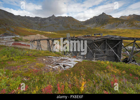 Independence Gold Mine at the top of Hatcher Pass in Alaska USA Stock ...