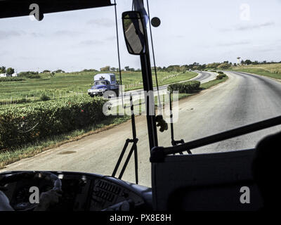 Cuban Highway from Havanna to East Stock Photo - Alamy