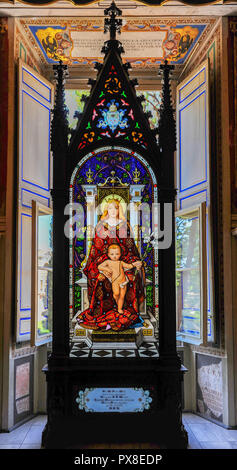 Stained glass window in Vatican museum, Vatican city, Italy Stock Photo ...