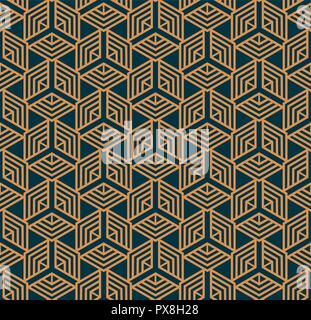 Repeating geometric tiles from striped elements.Modern geometric ...