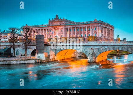 Norrbro bridge & Museum of Medieval Stockholm, Sweden Stock Photo - Alamy