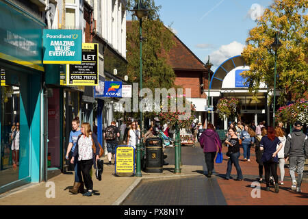 The Market shopping centre in Crewe UK Stock Photo - Alamy