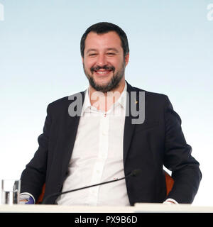 Matteo Salvini Rome October 20th 2018. Minister's Cabinet about the ...
