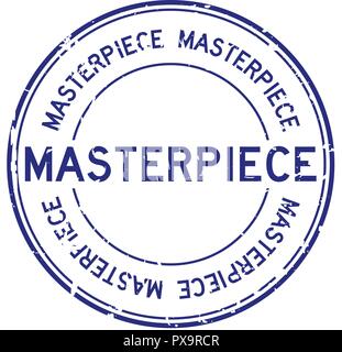 masterpiece stamp. masterpiece sign. round grunge label Stock Vector ...