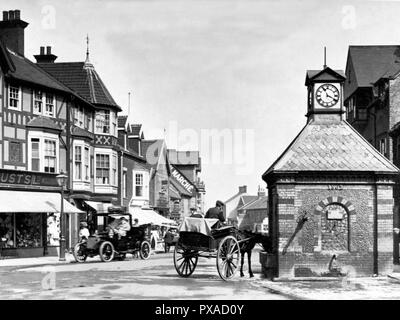 Sheringham High Street early 1900s Stock Photo - Alamy