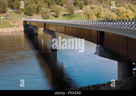 The Hunter Station Bridge over the Allegheny River on state RT 62 in ...