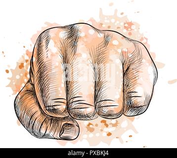 Boxing Fight Motivation Poster Print Illustration. Struggle Sport ...