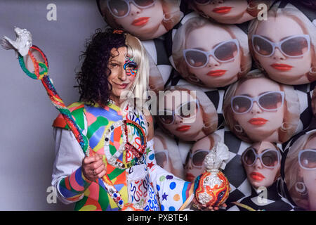 Andrew Logan, artist and organiser of The Alternative Miss World beauty ...
