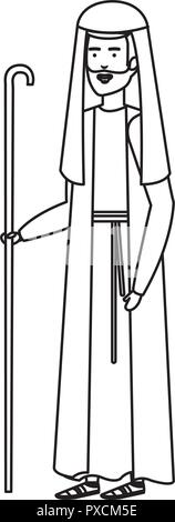 saint joseph christmas character Stock Vector Image & Art - Alamy