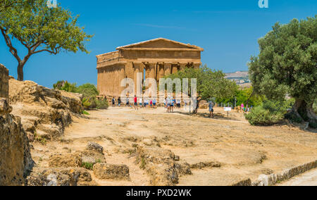 Agrigento, Sicily (Italy): Panoramic view of Agrigento Stock Photo - Alamy