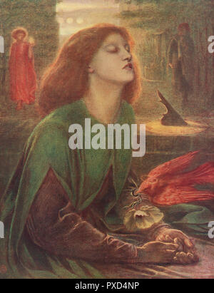 Dante Gabriel Rossetti, Beata Beatrix, painting, 1871-1872 Stock Photo ...