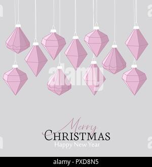 Diamond Christmas balls Stock Vector Image & Art - Alamy
