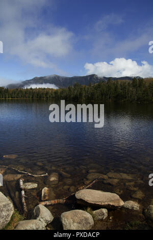 Trail to Lonesome Lake, White Mountains , New Hampshire Stock Photo - Alamy